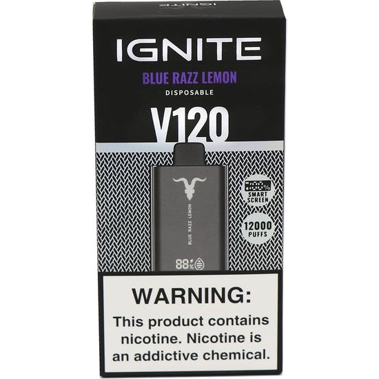 Vaper Ignite V120 Blue Razz Lemon 12000 Puffs